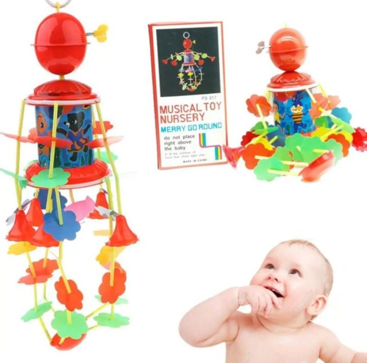 MERRY GO ROUND MUSICAL MUSICAL TOY NURSERY - KIDS BABY TOYS | Daraz.lk