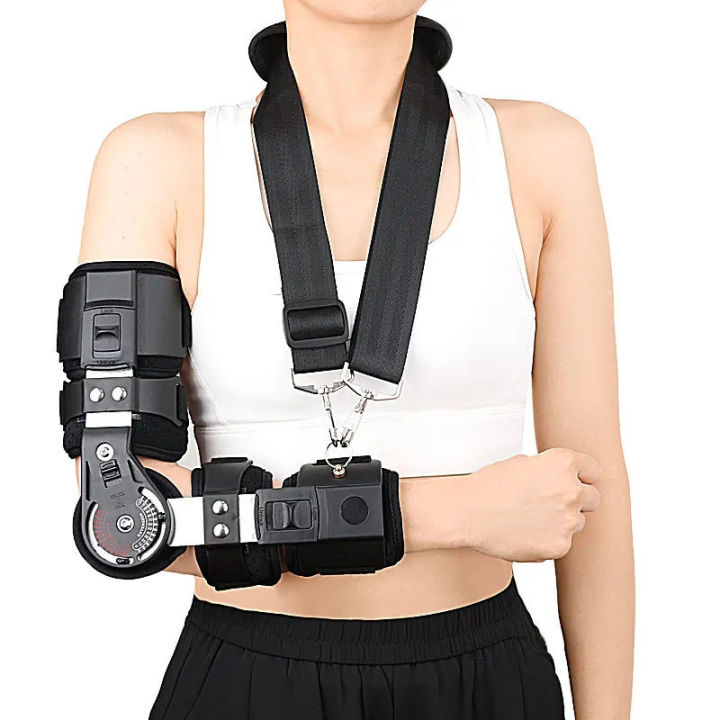 Elbow joint fixation brace ROM hinged Shoulder Arm Sling Forarm Braces ...