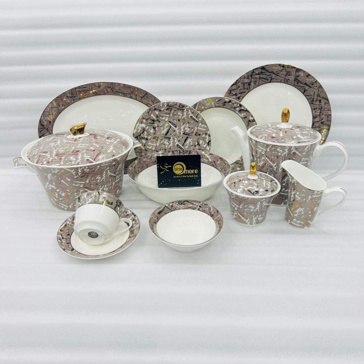 Royal Albert dinner set 61 pcs for 8 serving | Daraz.pk