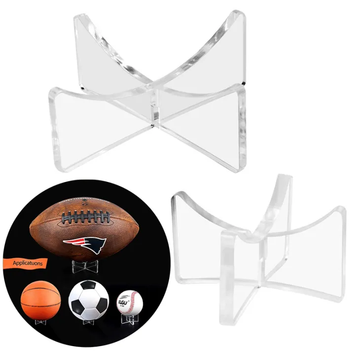 Acrylic Basketball Display Stand Football Holder Soccer Volleyball ...