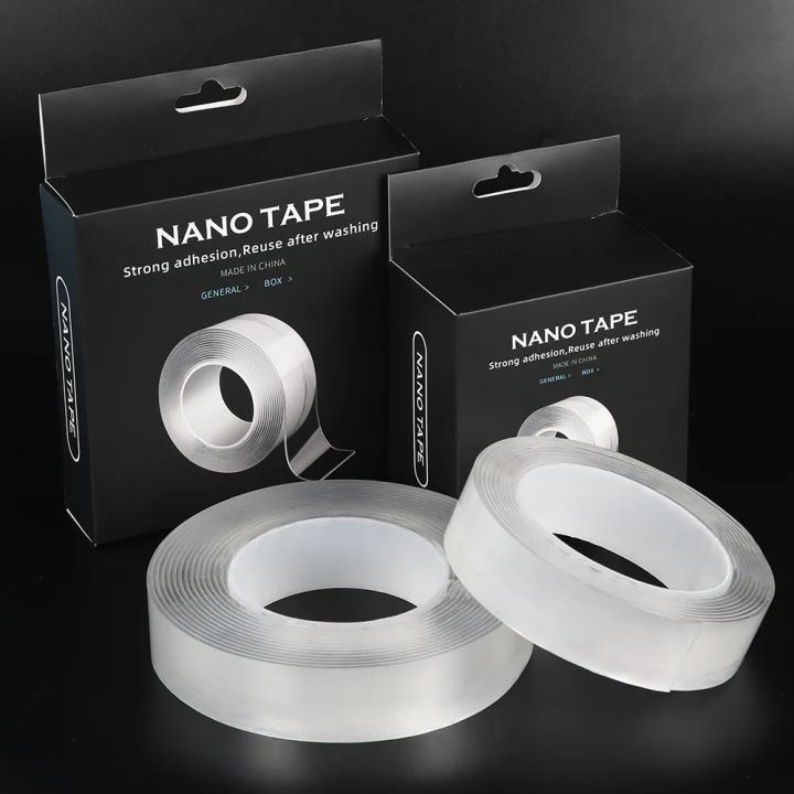 NANO Tape Transparent Traceless Nano Double-sided Tape Strong Adhesion ...