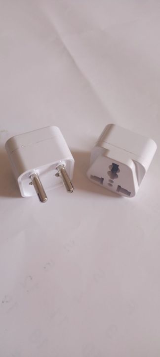 Multi Travel Adapter Plug 2 Pin, Mobile Shoe Multi 3Pin to 2 Pin Shoe ...