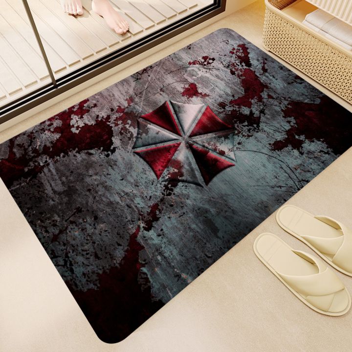 Resident Evil Umbrella Entrance Door Mat Rectangle Anti-slip Home Soft ...
