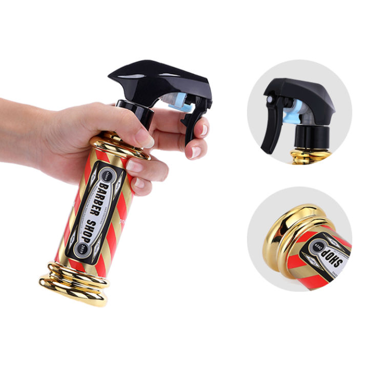 4 Colors Retro Barbershop Spray Bottles Mist Watreing Can Portable ...