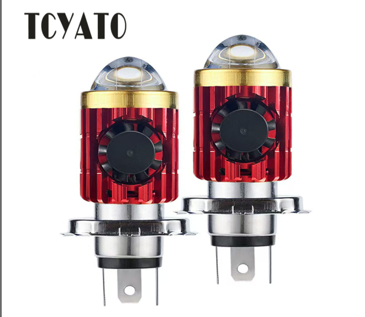 10000LM H4/H6 12V LED Motorcycle Headlight Bulb Moto Spotlights CSP ...