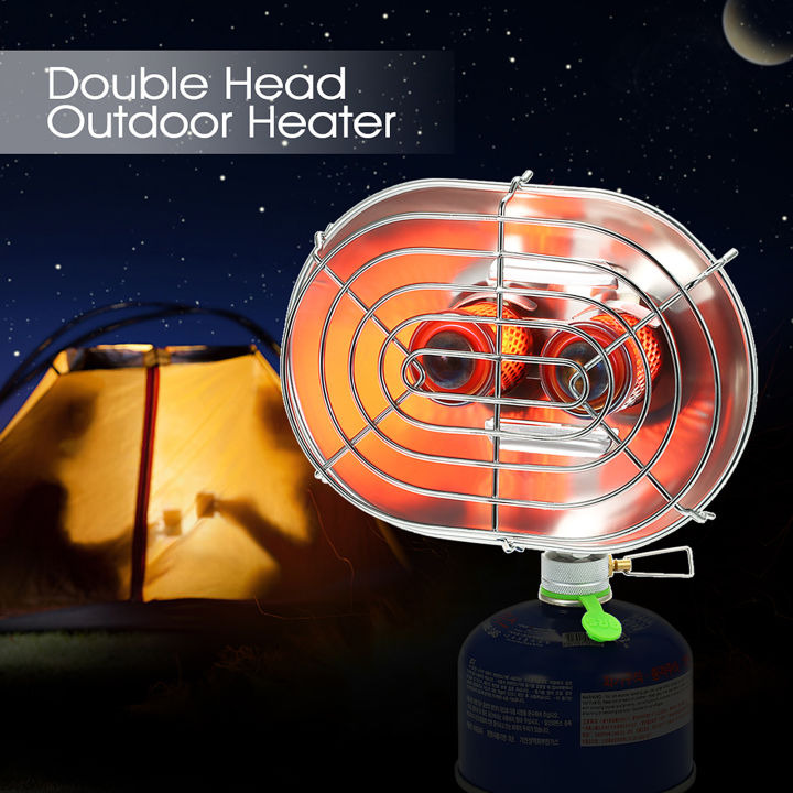 Tomshoo Heater Double Head Outdoor Heater Portable Infrared Ray Camping ...