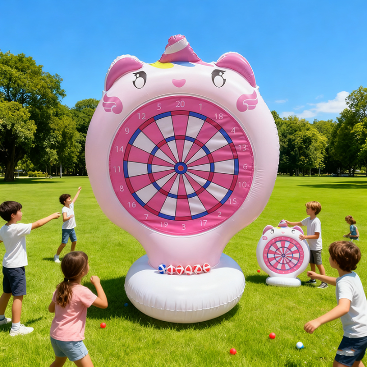 Inflatable Dart Board Water Game, Swimming Pool Float, Beach Outdoor ...