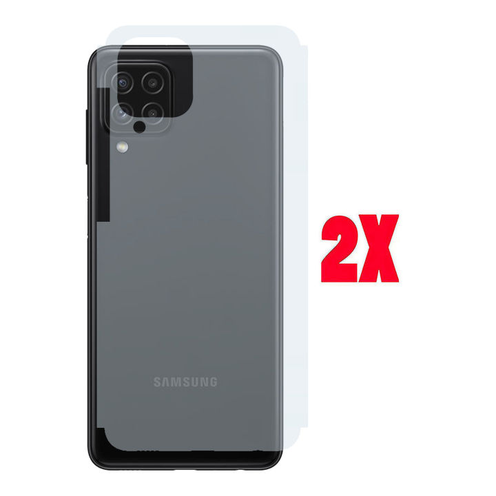 Samsung A22 4G Back Matte Finish Protector Carbon Fiber Soft Skin Sheet ...