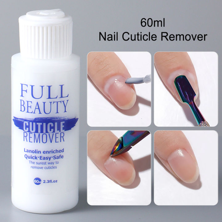 60/30ml Nail Cuticle Remover Softener Liquid Exfoliator Cuticle Oil ...