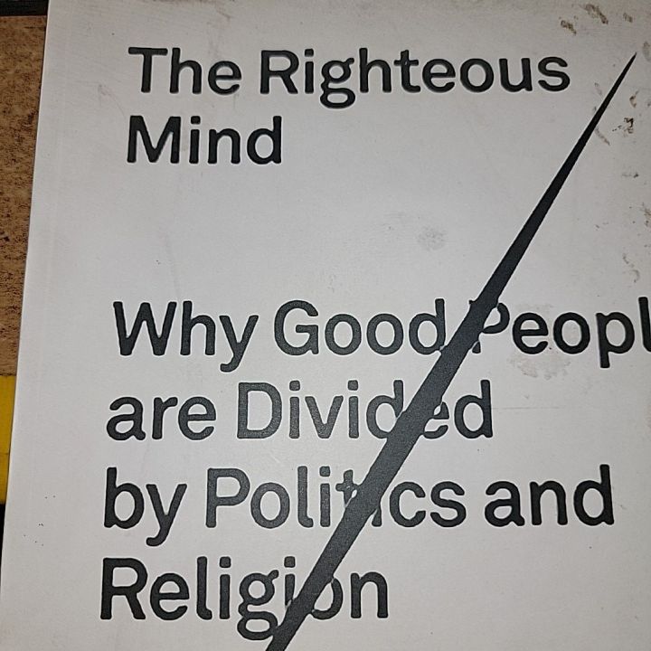 The Righteous Mind By Jonathan Haidt | Daraz.com.bd