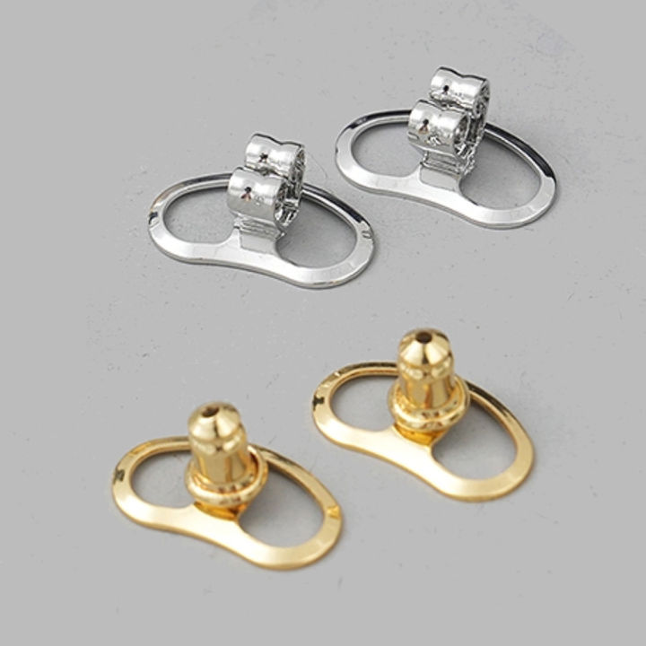 4pcs Metal Earring Lifters Backs Stopper Fastener For DIY Ear Stud Plug ...