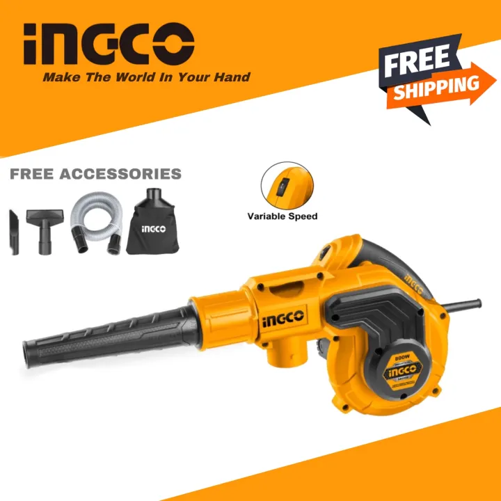 INGCO Aspirator Blower & Vacuum Cleaner - 800W INGCO Dust Blower ...