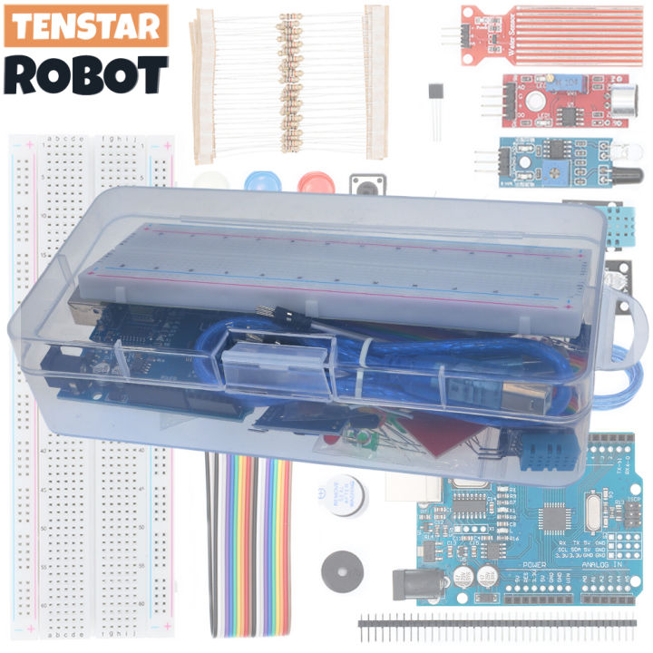 Starter Kit for Arduino Uno R3 Breadboard Basic Simple Learning Kit ...