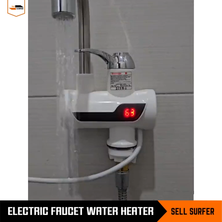 Electric Instant Water Heater Tap 3000W with LED Display Electric ...