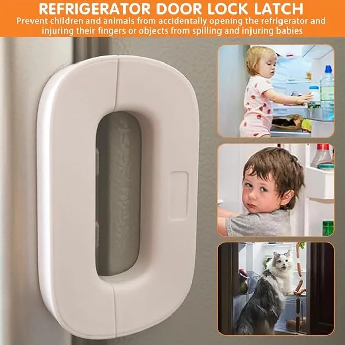 Child Safety Refrigerator Lock | Baby Proof Fridge & Freezer Door Lock ...