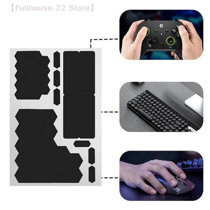 【MAX-22】DIY Mouse Keyboards Sticker AntiSlip Grip Maintain Control ...