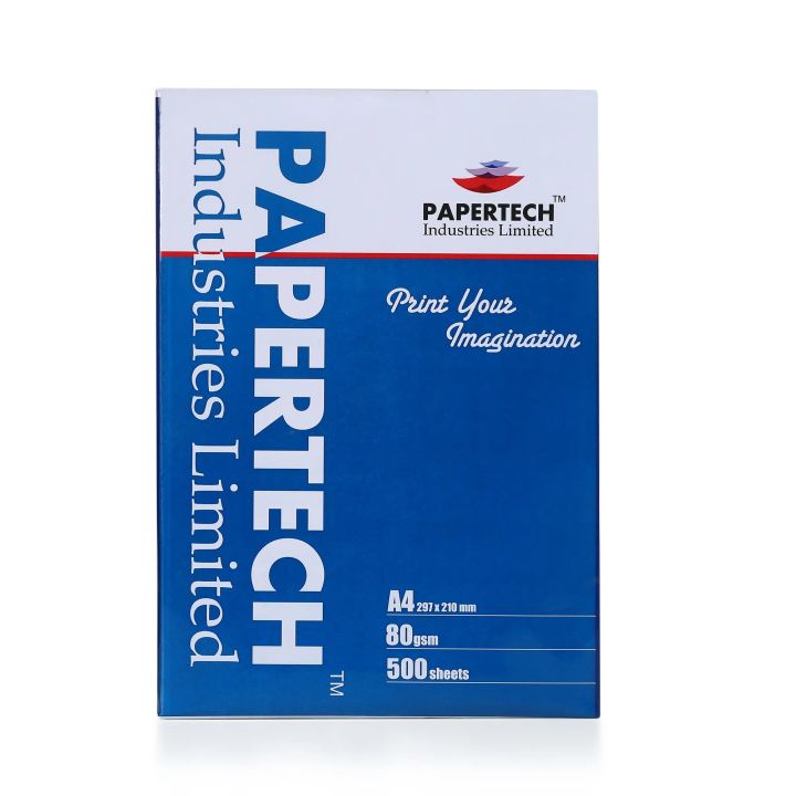 Papertech 80 GSM A4 Premium paper 500 sheets | Daraz.com.bd