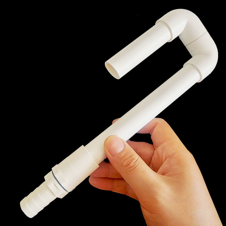 PVC Fish Tank Inlet Pipe U shaped Aquarium Water Changer Filler Tube ...
