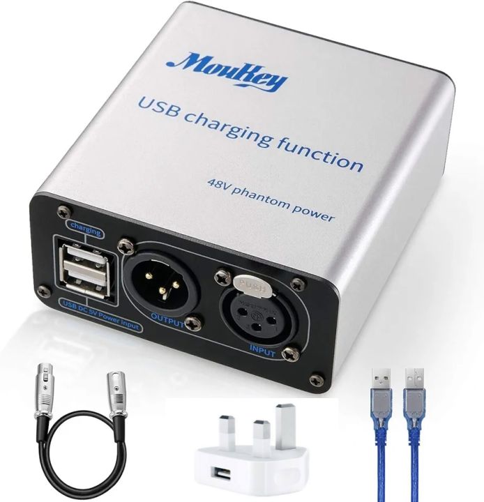 Moukey 1-Channel 48V phantom power supply | Daraz.pk