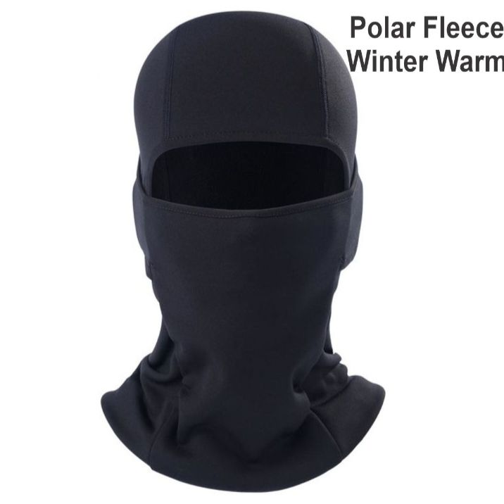 Winter Polar Fleece Balaclava Mask Motorcycle Full Face Mask Full Neck ...