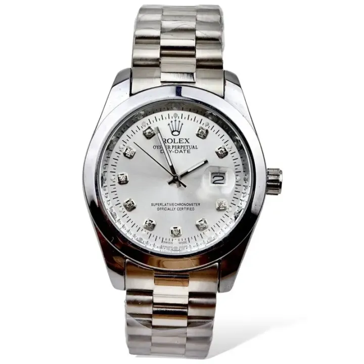 Rolax Watch - Luxury Stainless steel chain | Daraz.pk