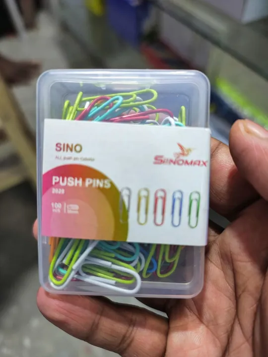 29 mm Multi Colored Plastic Paper Clip-100pcs | Daraz.com.bd