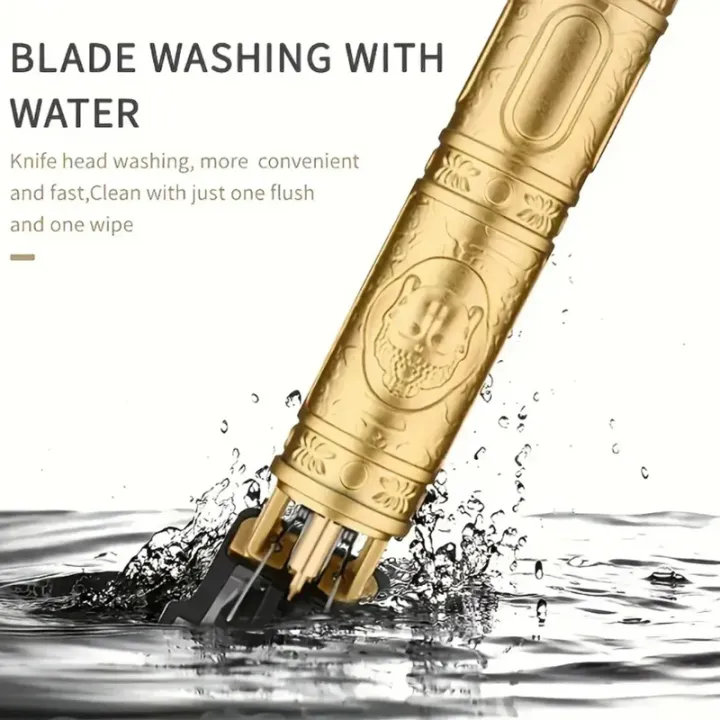 Electric Vintage Shaver Barber Cordless Hair Cutting Machine USB ...