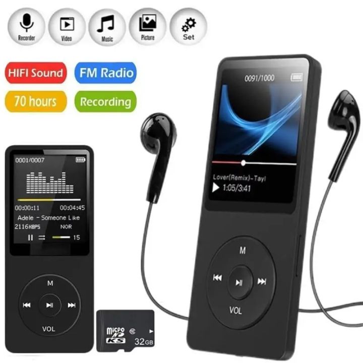 MP4 MP3 Lossless Music Player TFT LCD Display Walkman E-book Support TF ...