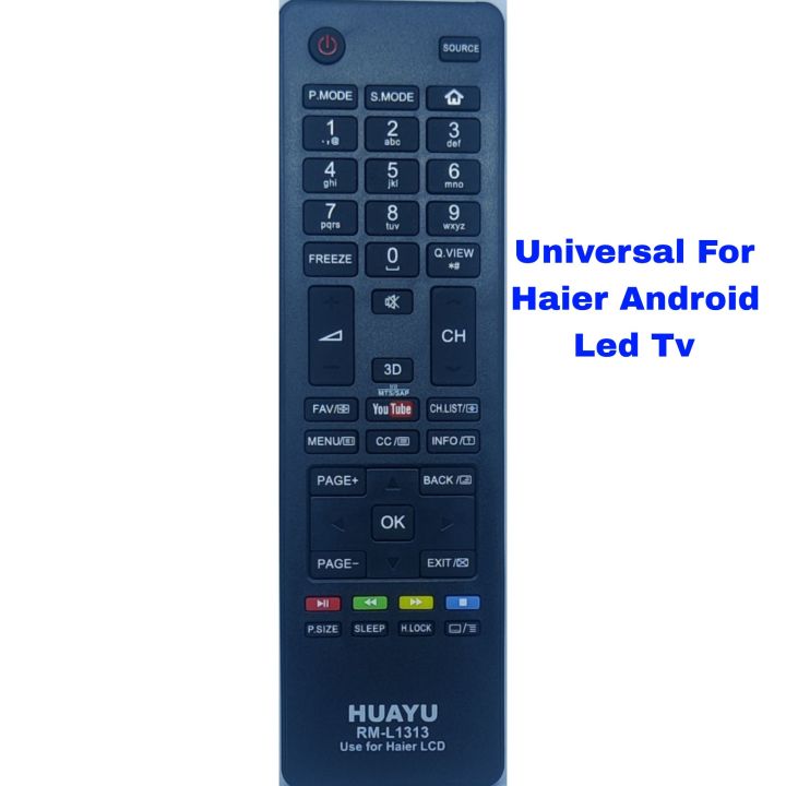 Haier Android Led Tv Remote For All Haier. | Daraz.com.bd