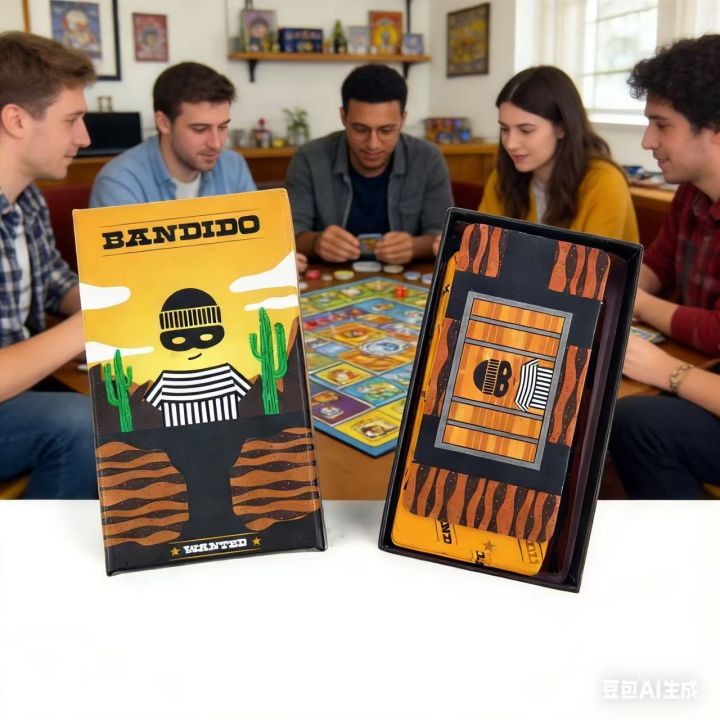 2026 Hot Bandido Bandida Board Game 1-4 Players Strategy Puzzle Card ...