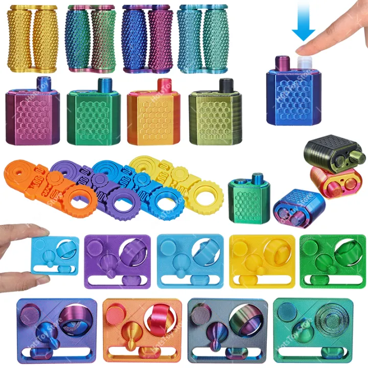 3D Printed Palm Massage Roller Muscles Stress Relief Toys 4 in1 ...