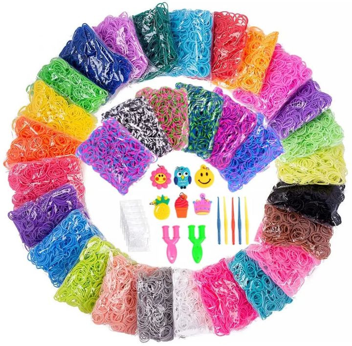 Loom Rubber Band Refill Kit In 31 Colors,Weaving Bracelet Making Kit ...