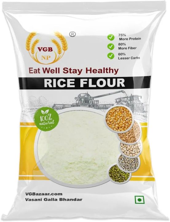 Rice Flour (Chawal Ka Atta) Pure Rice Powder 1KG | Daraz.pk