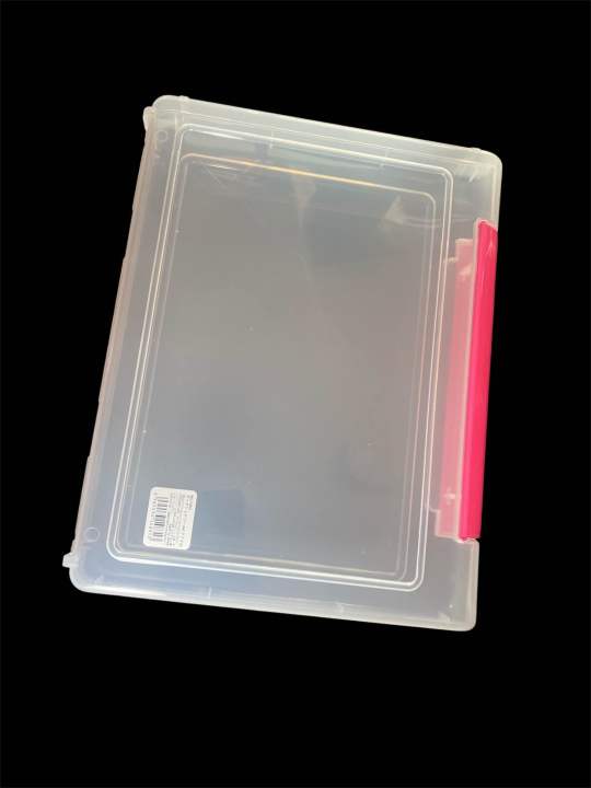 A4 Stationary File Case 25.4x32.3x4.3cm Transparent Folder Big Storage ...
