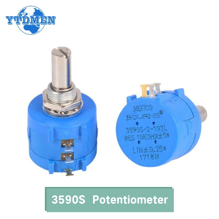 1PCS Potentiometers Precision Multiturn 3590S Wirewound Potentiometer ...