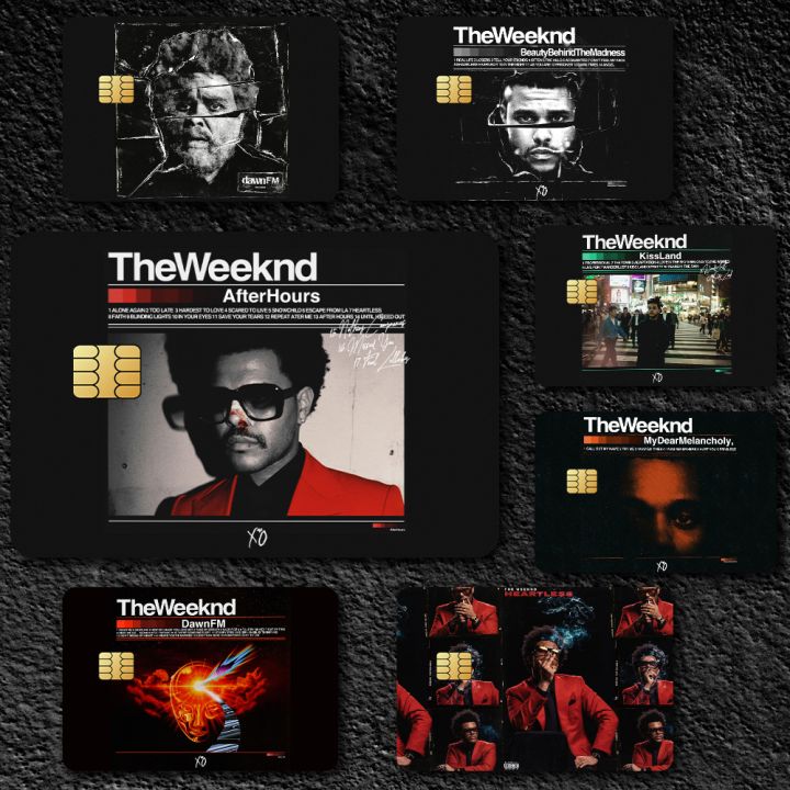 The Weeknd After Hours Fashion Waterproof Scratch Pattern New Stickers ...