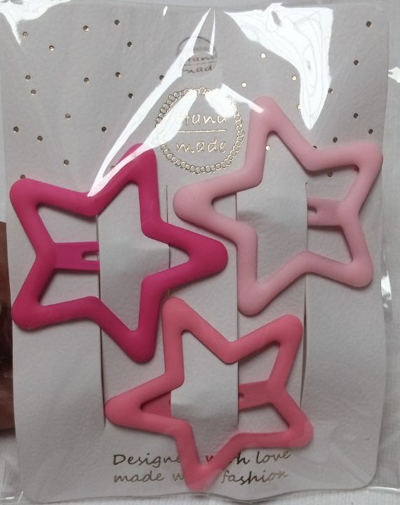 3 pcs star pins in Korean style for girls and young girls Twinkle Trio ...