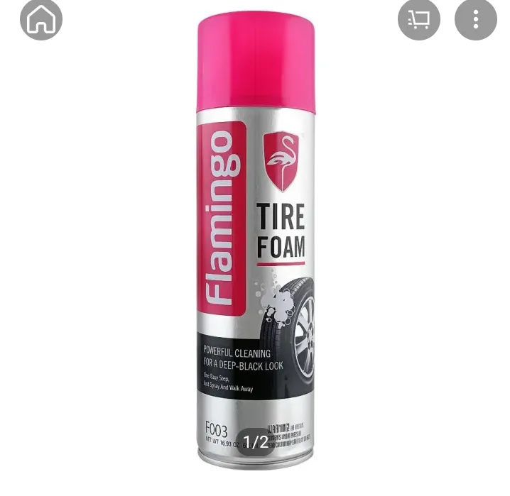 Flamingo Tire Cleaner Spray Foam 650ml | Daraz.pk