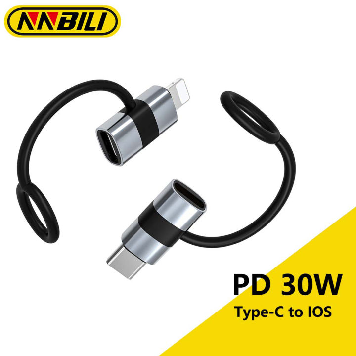 NNBILI PD30W Usb Type C To ios Adapter For iOS Male to Type C Female ...