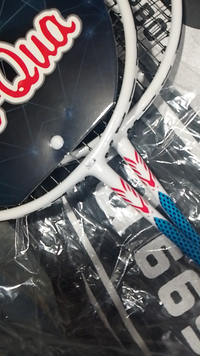 Hi Qua 6699 Sports Turbo Badminton Racket Set Pair with Carry Bag ...