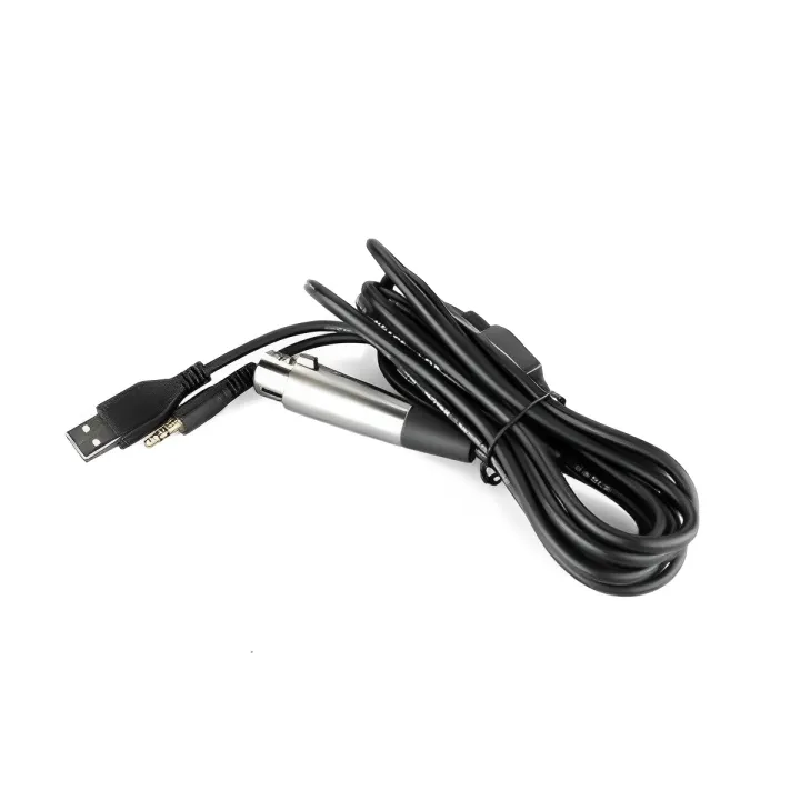 XLR Female To 3.5mm & USB Microphone Cable for BM 100FX, BM100, BM800 ...