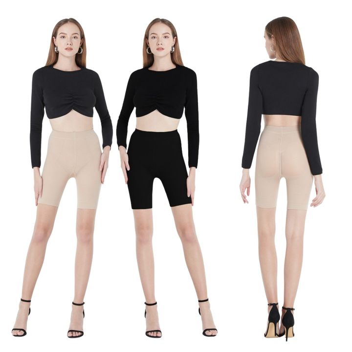 Cherilon cherilon high waist belly slimming underwear short legs buttocks hip thighs keep belly ...