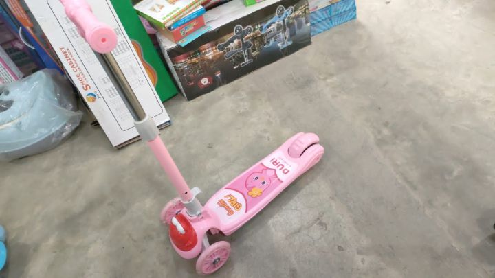 Girls high quality pink scooty | Daraz.pk