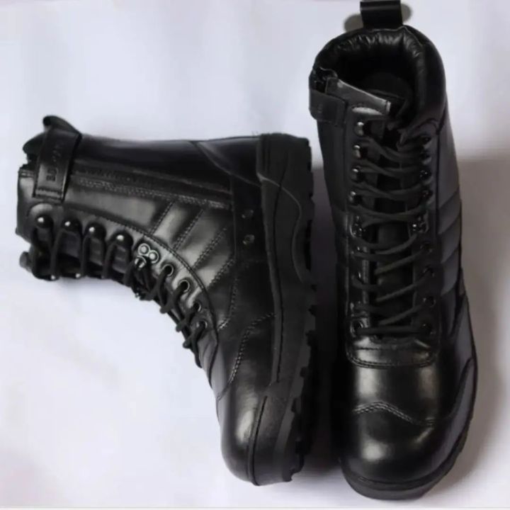 Biker boots for men over safety (pulice original leather boots ...