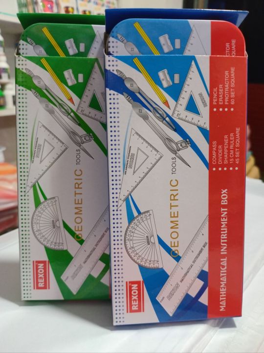 Rexon Mathematical Instrument Box ( Geometric Tools Box ) | Daraz.lk