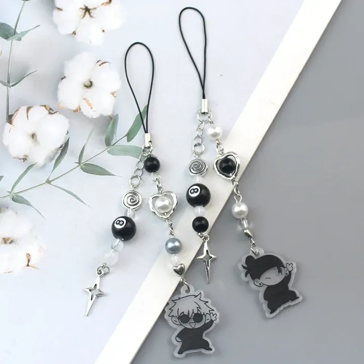 Anime Keychain Geto Suguru Satoru Gojo JJK Phone Charm Accessories ...