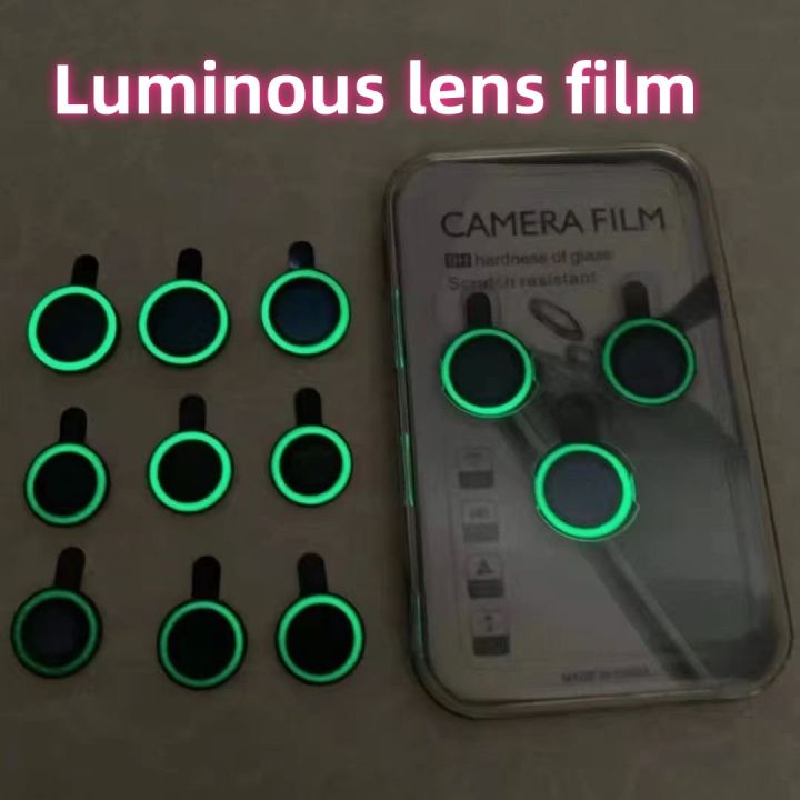 2-3Pcs Luminous Ceramic Camera Protector Film For IPhone 11 12 13 14 15 ...
