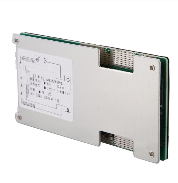 16s 17s 60v 45amp bms for 60v lithium battery with automatic balance ...