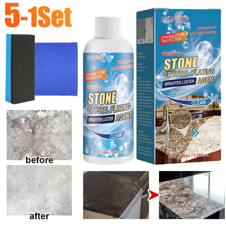 100ml Stone Crystal Plating Agent Stonework Polishing Coating Agent ...