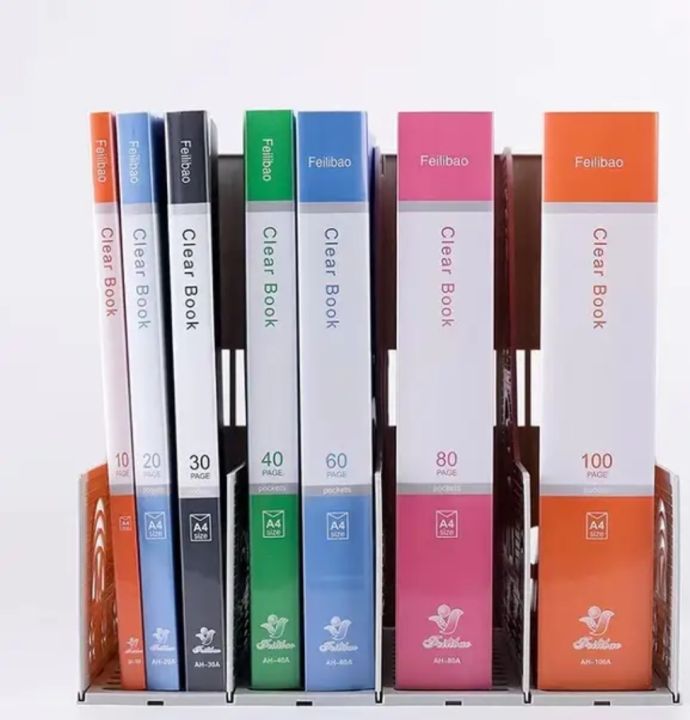 Pocket File Clear Book File Clear Display Book Legal Size | Daraz.pk